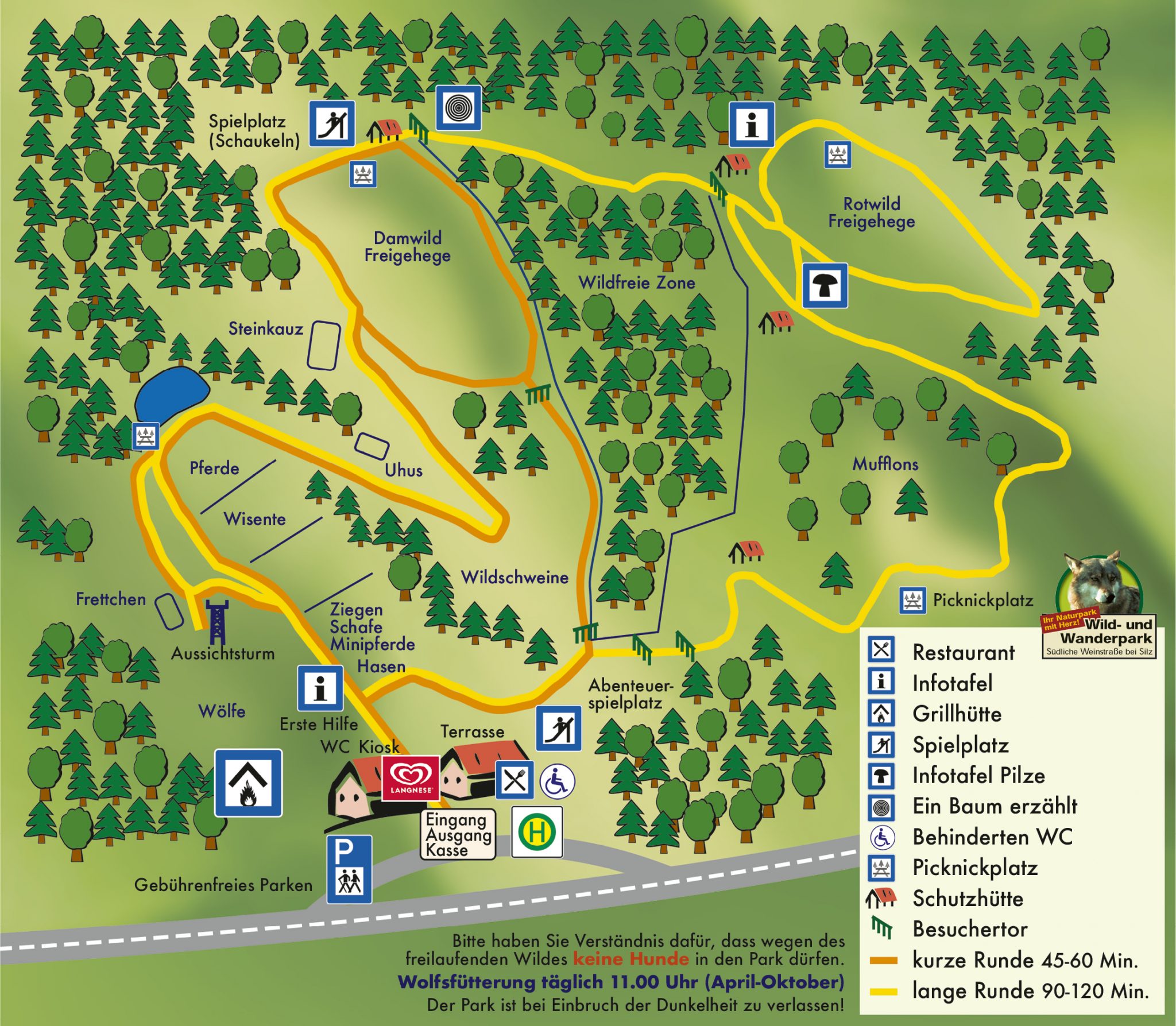 Wildpark: Besucherinfo